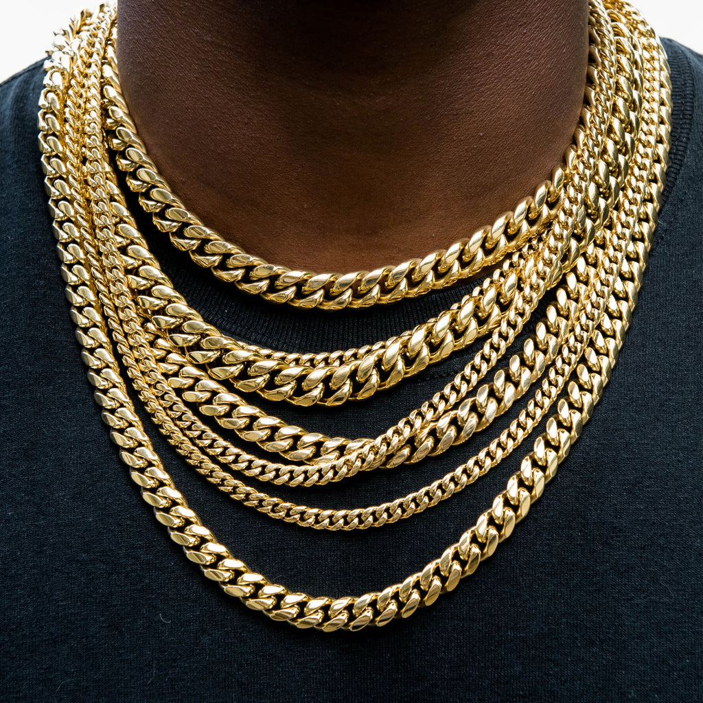 A Guide to Choosing the Perfect Cuban Chain Width – The Gifted Few