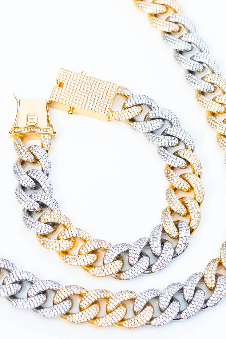 The Resurgence of Two-Tone Iced Jewelry: Why It's Dominating the Bling ...