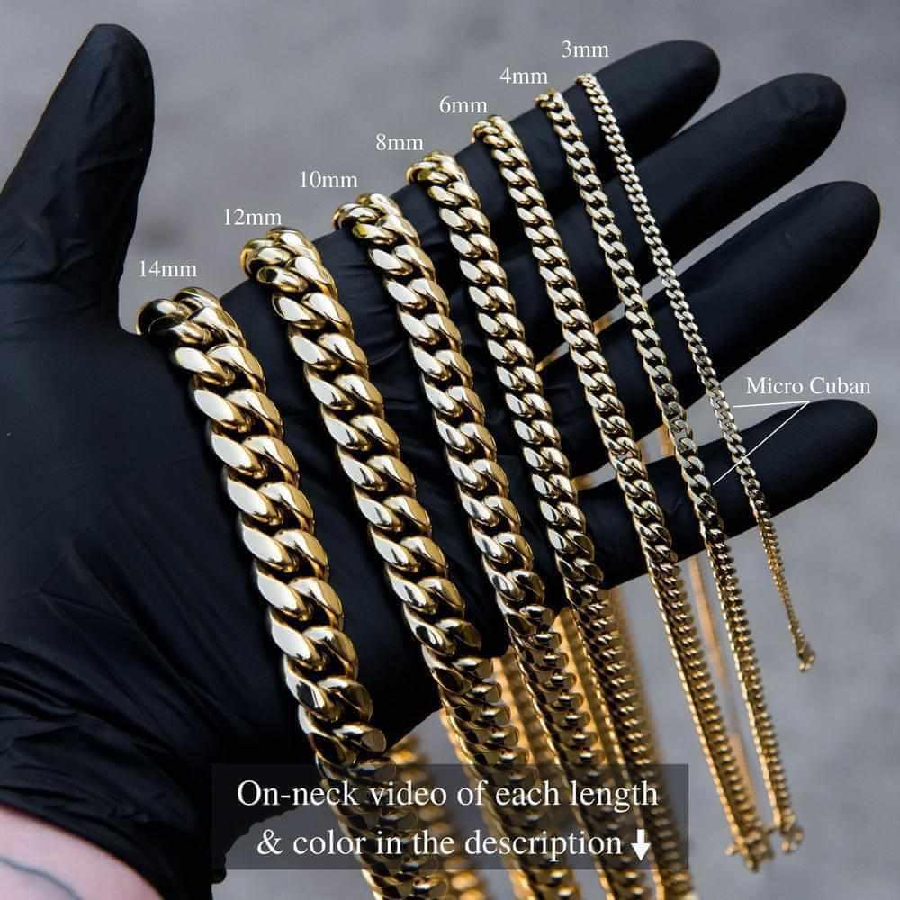 Add a Touch of Gold to Your Everyday Look with Micro Cuban Gold Chains ...